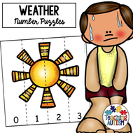 Weather Number Puzzles, Counting to 10 | Teaching Resources