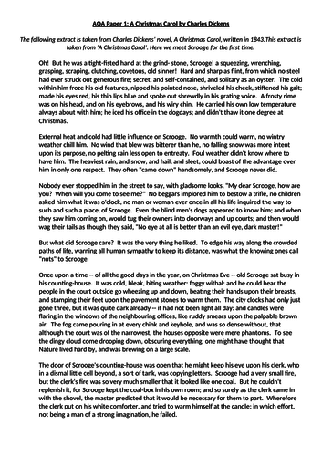 Dickens 'A Christmas Carol' GCSE AQA English Literature bundle | Teaching Resources