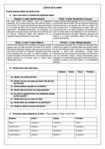 Spanish GCSE Bumper Bundle: House, Home, Chores, Pocket Money & Daily ...