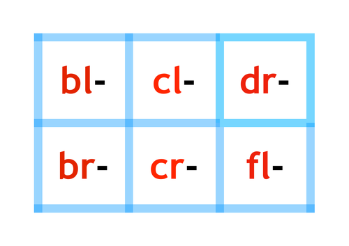 initial blends card sort | Teaching Resources