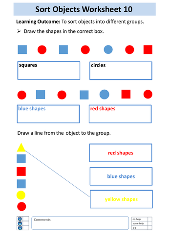 Sort Objects - Year 1 - White Rose Maths | Teaching Resources