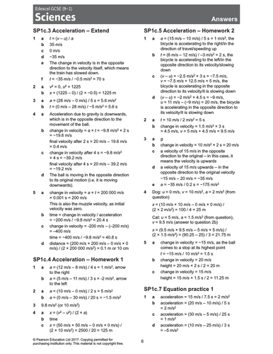 Igcse Acceleration Forces And Motion Movement And Position
