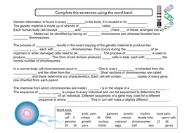13.4 DNA and the genome GCSE (Grade 1-9) Biology | Teaching Resources