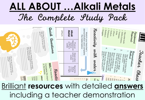 Alkali Metals | Teaching Resources