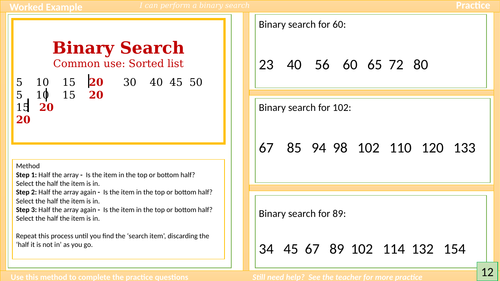 GCSE Computer Science 9-1 Algorithm resource | Teaching Resources
