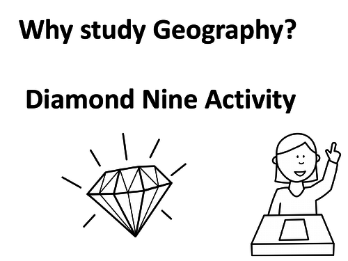 Why study Geography Diamond Nine Activity | Teaching Resources