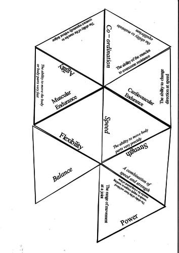 Tarsia Puzzle - Components of Fitness - Lesson Starter/Revision ...