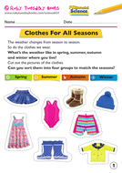 Clothes for all seasons | Teaching Resources