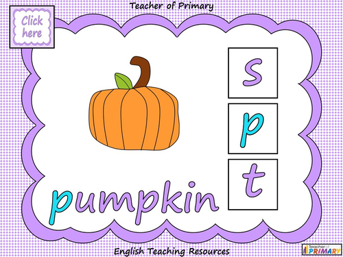 Beginning Sounds - s, a, t, p | Teaching Resources