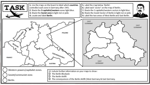 Berlin Crisis - Blockade & Airlift - Cold War & Superpower - GCSE ...