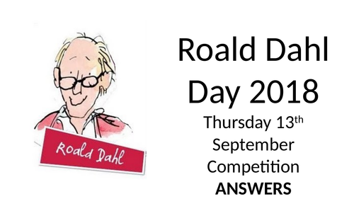 Roald Dahl Day 2018 - Classroom Quiz | Teaching Resources