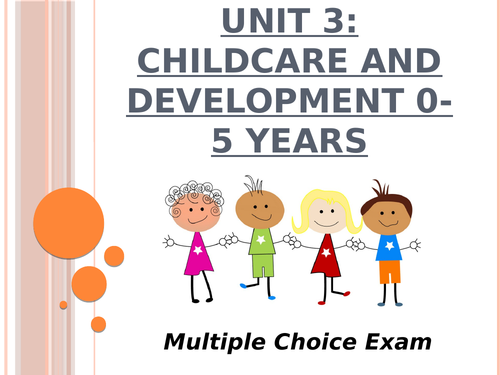 CACHE Level 2 Award in Child Development and Care (VRQ) - Unit 3 (Exam ...