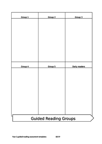 Complete KS1 guided reading folder templates | Teaching Resources