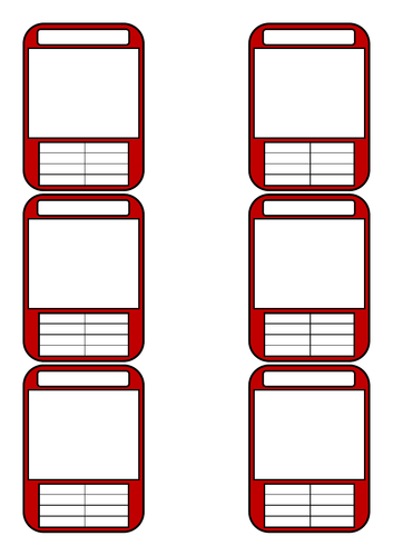 Trump Cards Templates Publisher | Teaching Resources