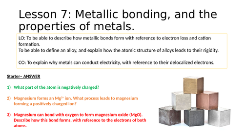 KS4 Bonding Bundle! | Teaching Resources