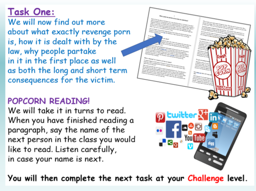 Revenge Porn - Social Media Safety / RSE | Teaching Resources