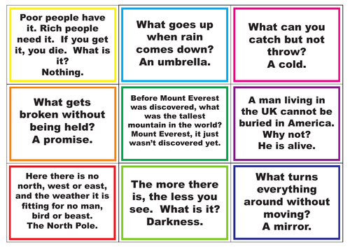 Riddle Me This ... 99 Tutor Time Beginner Riddles & Brainteasers ...