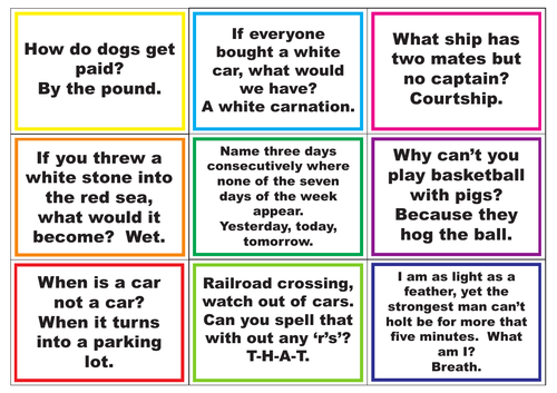 Riddle Me This ... 99 Tutor Time Beginner Riddles & Brainteasers ...