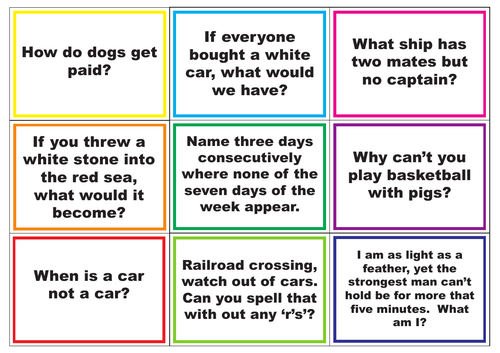 Riddle Me This ... 99 Tutor Time Beginner Riddles & Brainteasers ...