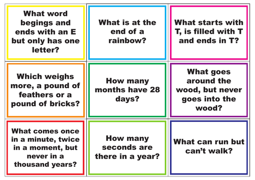 Riddle Me This ... 99 Tutor Time Beginner Riddles & Brainteasers ... Riddle Me This ... 99 Tutor Time Beginner Riddles & Brainteasers ...