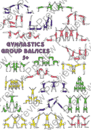 Gymnastics group balances 5+ by MissEHoney | Teaching Resources