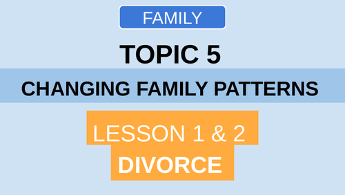 Changing Family Patterns - AQA A-level Sociology - Family Unit - Topic ...