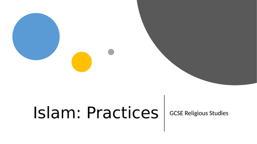 AQA GCSE Islam Beliefs and Practices worksheets and presentation: whole ...