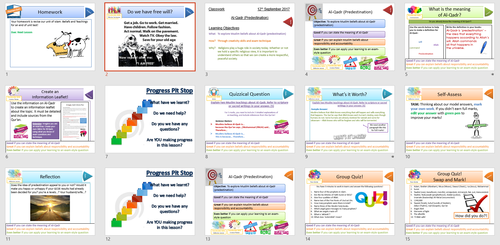 Islam Beliefs and Teachings: Al-Qadr Predestination - Whole Lesson ...