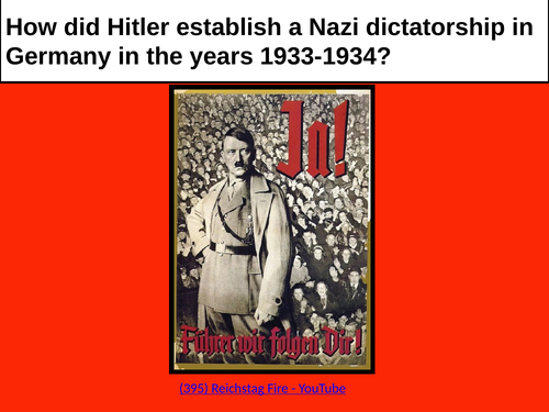 Edexcel 9-1 Weimar & Nazi Germany- How did Hitler establish his ...