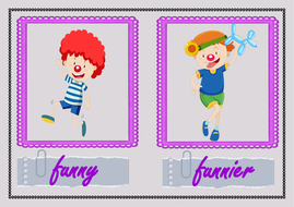 Comparatives and superlatives. Flashcards. Matching game. | Teaching ...