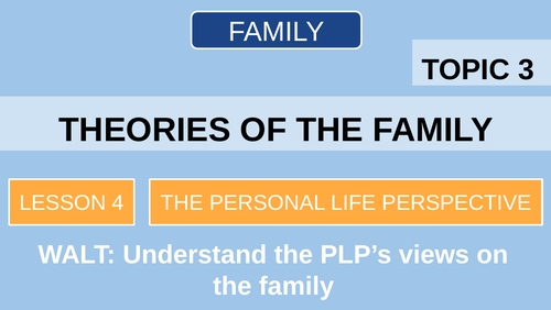 Theories of the Family - AQA A-level Sociology - Family Unit - Topic 3 ...