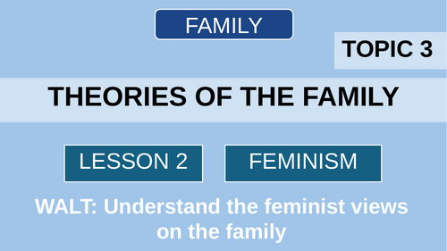 Theories of the Family - AQA A-level Sociology - Family Unit - Topic 3 ...