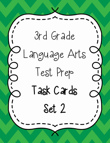 3rd Grade Language Arts Test Prep Set 2 | Teaching Resources