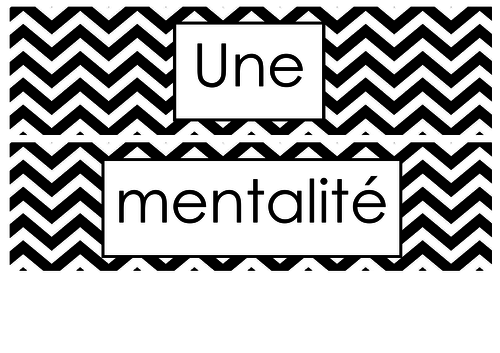 French Growth Mindset Display | Teaching Resources