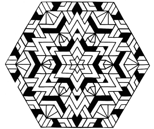 mandalas symmetry colouring 2d shapes | Teaching Resources