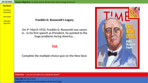 Interpretations of the New Deal | Teaching Resources