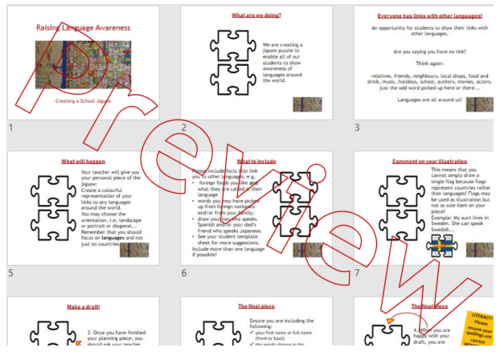 EDL European Day of Languages Jigsaw Display | Teaching Resources