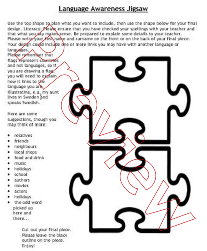 EDL European Day of Languages Jigsaw Display | Teaching Resources