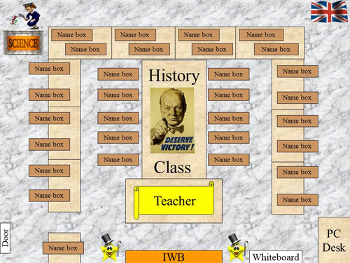 Seating Planner - Science Classroom | Teaching Resources