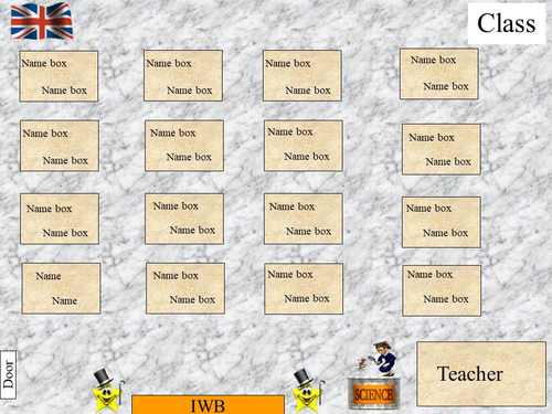 Seating Planner - Science Classroom | Teaching Resources