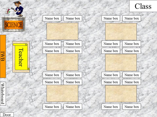 Seating Planner - Science Classroom | Teaching Resources
