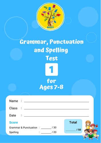 Grammar, Spelling and Punctuation Tests for ages 7-8 | Teaching Resources
