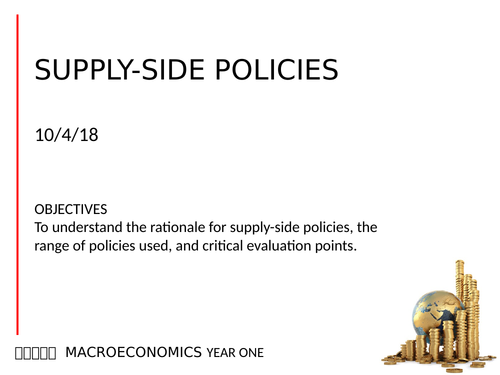 13 Supply-Side Policies AQA AS Economics (new spec) MACRO | Teaching ...