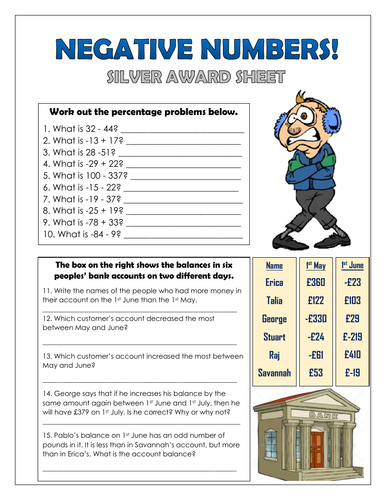 KS2 Negative Numbers! | Teaching Resources