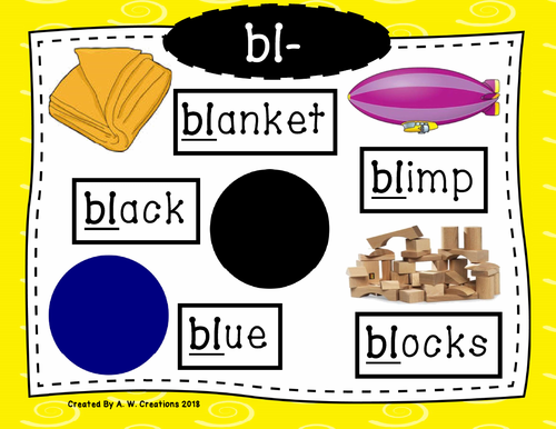 Phonics Posters - Beginning Blends *FREEBIE* | Teaching Resources