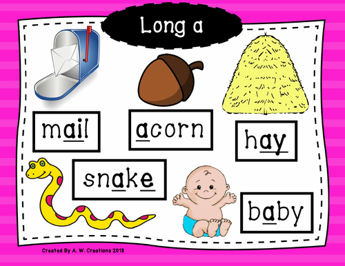 Phonics Posters - Long Vowels *FREEBIE* | Teaching Resources