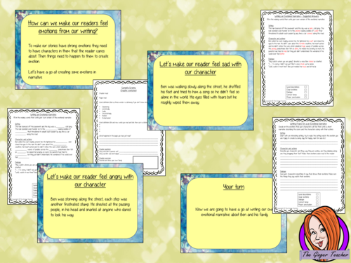 Complete Lesson Writing Emotion in Narrative – Gangsta Granny ...