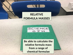 Relative formula mass | Teaching Resources