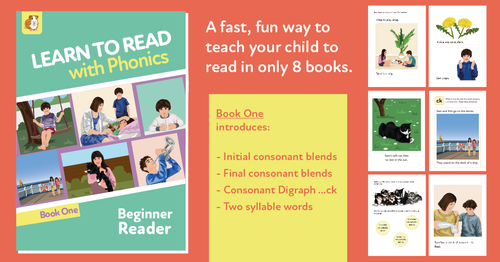 Learn To Read With Phonics: Beginner Reader Book 1 | Teaching Resources
