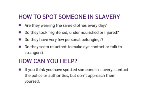 Modern Slavery Crossword Puzzle and Lesson Plan (US) | Teaching Resources
